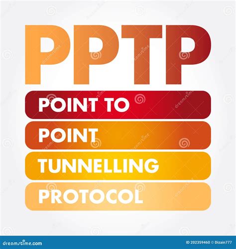 PPTP Point To Point Tunnelling Protocol Stock Image CartoonDealer