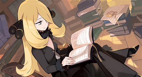 Pokemon Cynthia Wallpaper 4k
