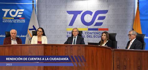 Presidente Del Tce PresentÓ El Informe De RendiciÓn De Cuentas A La