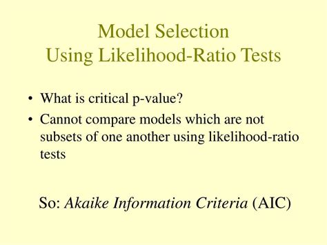 PPT The Method Of Likelihood PowerPoint Presentation Free Download ID 5199697