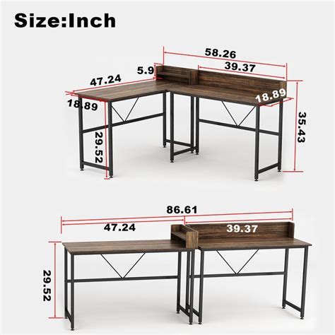 Gracie Oaks Suzannah L Shape Desk Wayfair