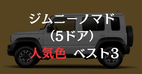ジムニー5ドア「ジムニーノマド」赤色（シズリングレッドメタリック＋ブラック）の購入顛末記 Wild Geese