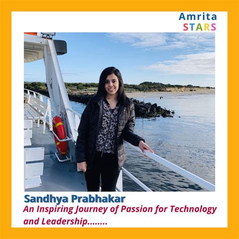 Sandhya Prabhakar On Linkedin Amritaalumni Amritastars Makeadifference Techleadership