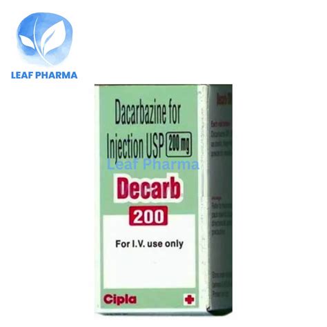 Decarb 200 Mg Dacarbazine For Injection Usp Vial At ₹ 450 Piece In Surat