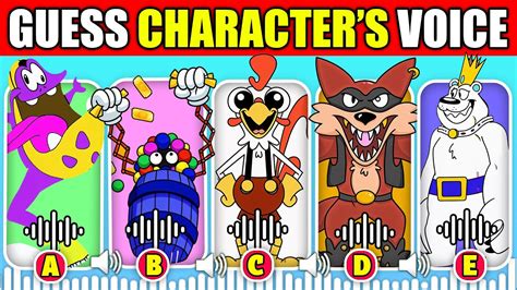 🔊 Impossible Guess The Cluckys Characters By Their Voice Roblox
