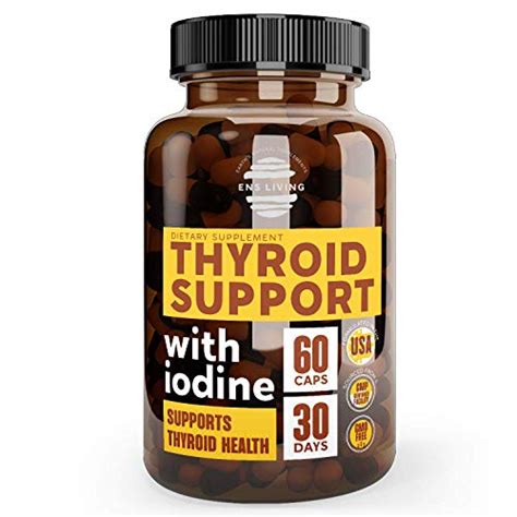 Thyroid Support Supplement With Iodine For Women And Men Natural