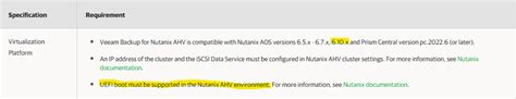 Nutanix Aos 6 10 Now Supported With Veeam Backup For Nutanix V6 1