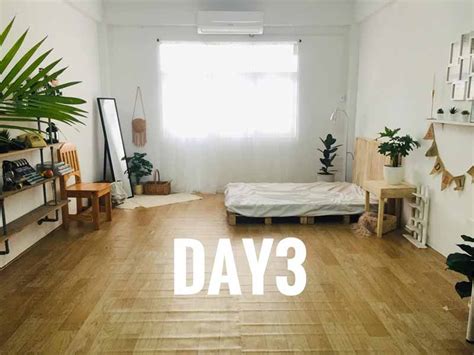 รีโนเวทห้องนอน 4x6 เมตร แต่งห้องสไตล์มินิมอล ทำเอง 3 วัน งบ 10 000 บาท