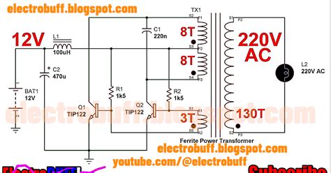 Royer Oscillator Pure Sine Wave Inverter 12v To 220v Dc To Ac Ccfl