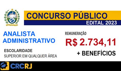 Concurso Crc Rj 2023 Edital Publicado Para Níveis Médio E Superio