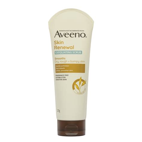 Buy Aveeno Skin Renewal Exfoliating Body Scrub For Dry Skin 225g Online