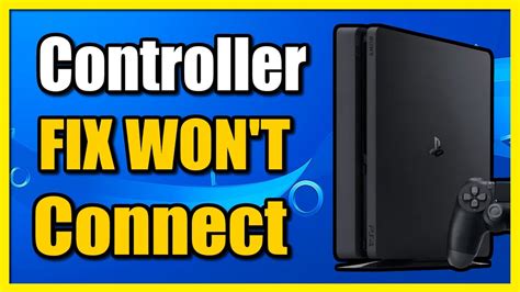How To Fix PS Controller Not Connecting Or Pairing Easy Tutorial YouTube