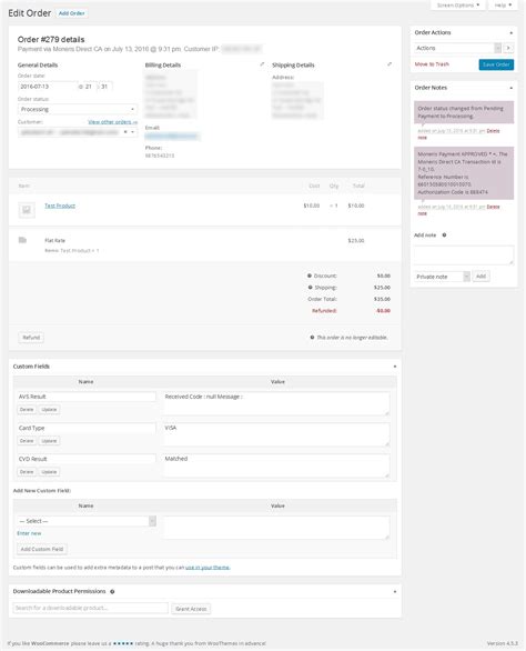 Moneris Direct Ca Gateway For Woocommerce By Patsatech Codecanyon