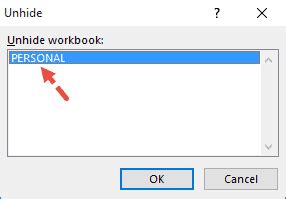 What Is The Excel Personal Workbook Location