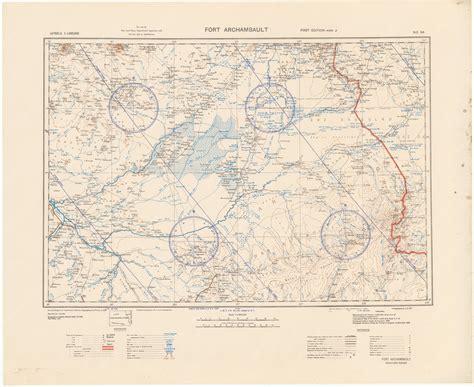 Chad And Central African Republic Fort Archambault Region 1943 Wardmaps Llc