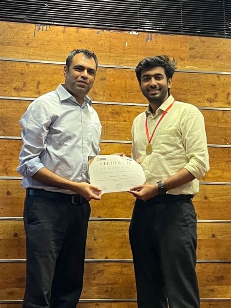 Congratulations Abhishek And Teamit Was A Proud Moment For Me As Teacher To See That All