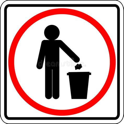 Man Throwing Away Trash Sign At Jeffrey Boutte Blog