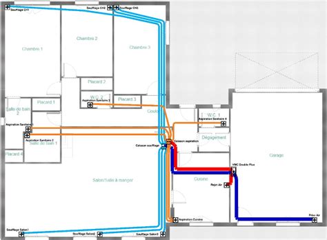 plan vmc Logiciel pour Installations électriques pieuvres CVC