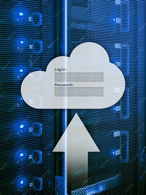Premium Photo Cloud Storage Data Access Login And Password Request