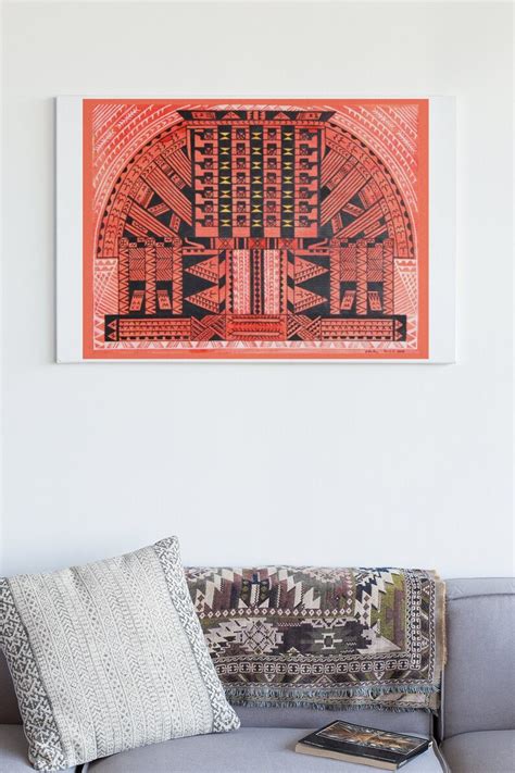 Samoan House Wall Art Polynesian Siapo Inspired Decor Digital