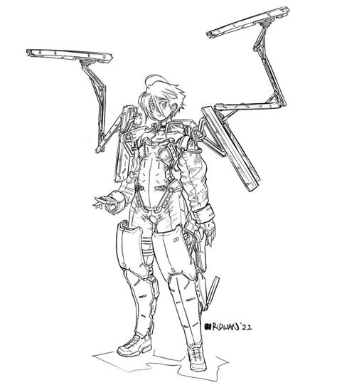 Scifi Mecha Girl 20221022 By Meganerid On Deviantart