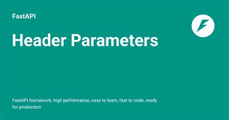 header parameters fastapi