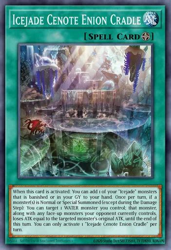 Icejade Cenote Enion Cradle Yu Gi Oh Master Duel Untapped Gg