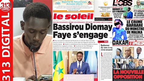 Revue De Presse Du Jeudi 02 Janvier 2024 Avec Daouda Djigal YouTube