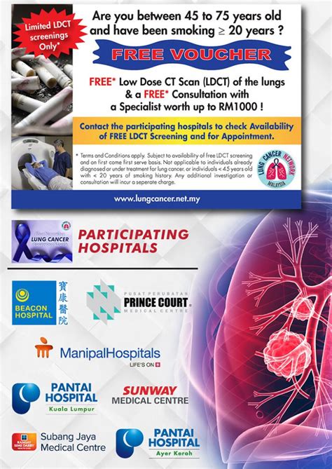 Blue November Free Ldct Screeningsand Tree Planting Lung Cancer