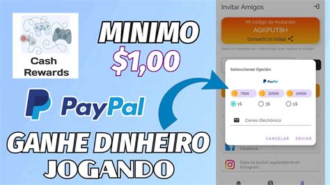 Novo App Como Ganhar Dinheiro No PayPal Jogando 2021 Saque Mínimo 1 Dólar YouTube