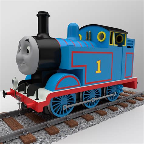 Thomas The Tank Engine 3d Model 60 Blend Fbx Obj Free3d