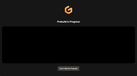 Prebuild Process Gets Stuck When Updating `gitpoddockerfile