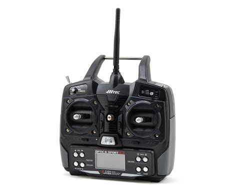 Hitec Optic 6 Sport 2 4GHZ Transmitter W Optima 6 Reciever No Servos HRC159240 AMain Hobbies