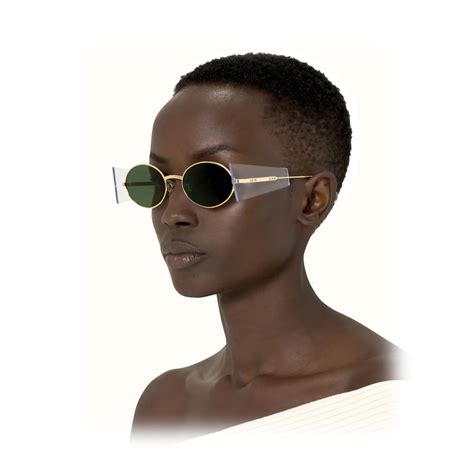 Fenty Side Note Sunglasses Camo Green Sunglasses Rihanna
