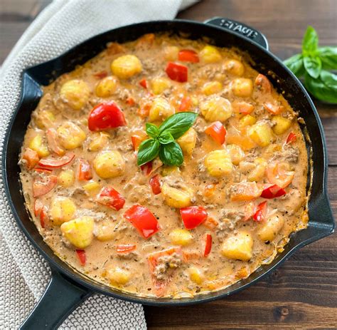 Gnocchi Pfanne Mit Hackfleisch Nur 20 Minuten