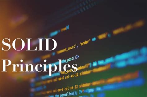 dipali magare on linkedin s o l i d principles for programming and