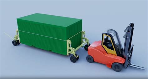 This System Can Lift And Move Iso Container Of 30 000kg At 6km H
