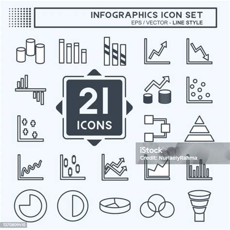 인포그래픽 아이콘 소프트 블루 배경에 고립 된 트렌디 한 라인 스타일로 설정 가격에 대한 스톡 벡터 아트 및 기타 이미지 가격 개발 경쟁 Istock