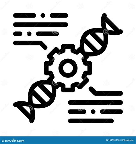 Blutdna Biohacking Symbol Vector Illustration Vektor Abbildung