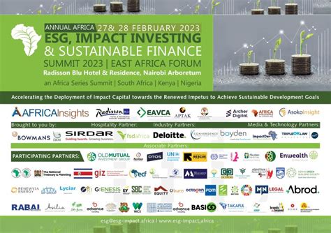 Africa Esg Impact Investing And Sustainable Finance Summit East Africa