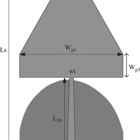 Geometry Of The Proposed Proximity Fed Basic 2x1 Microstrip Array Download Scientific Diagram