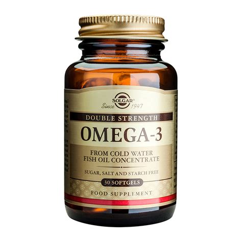 SOLGAR Omega 3 Double Strength Softgels Botanica Bio Market