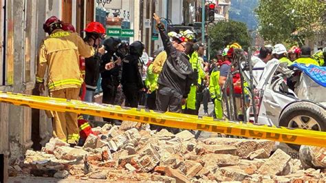 Terremoto Al Menos Un Muerto Tras Un Terremoto De Magnitud 6 5 En Ecuador
