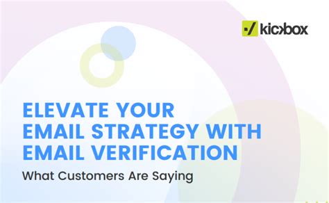 Email Address Verification Service Kickbox