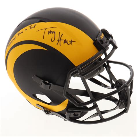 Torry Holt Signed Rams Full Size Eclipse Alternate Speed Helmet