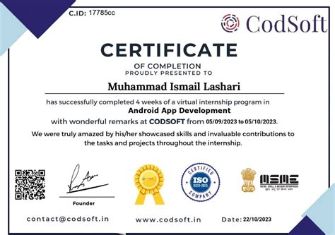 Muhammad Ismail Lashari On Linkedin Codsoftinternship