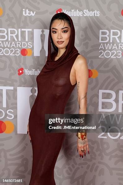 Image Contains Partial Nudity Rina Sawayama Attends The Brit Awards