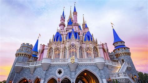 Take A Special Look At Cinderella Castles New Royal Colors At Magic