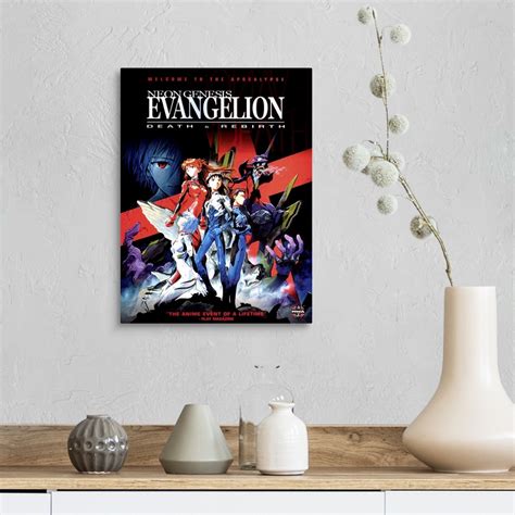 Neon Genesis Evangelion Death And Rebirth 1997 Wall Art Canvas Prints