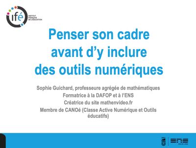 Formation de formateurs Numérique et gestes professionnels des